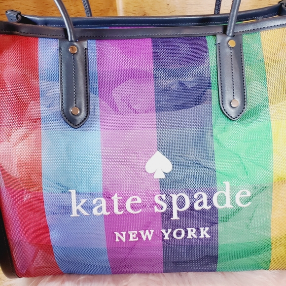 kate spade | Bags | Kate Spade Xl Pride Collection Tote Multi Color ...